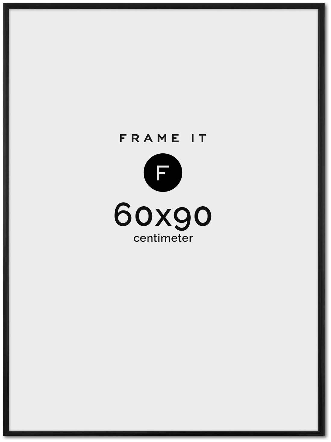Ram Nielsen Accent Svart 60x90 | FRAME IT