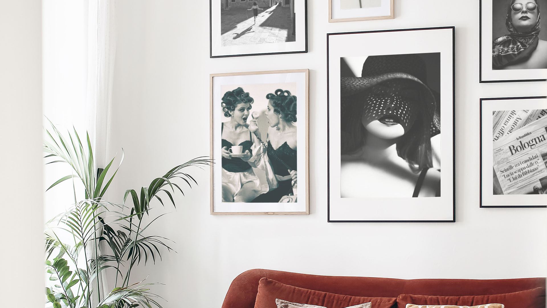 Modern rambutik med tavlor, posters och inramningar - FRAME IT