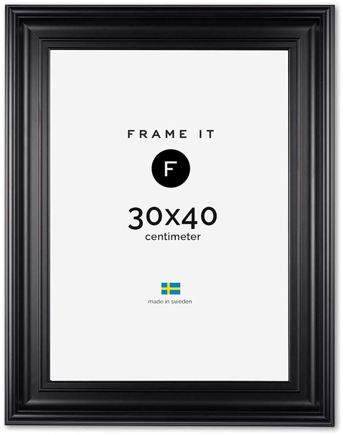 Ram London Svart 30x40 | FRAME IT